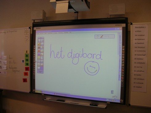 Actie voor nieuw digibord – Vrienden van de Overhael
